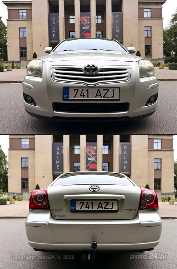 Grey Toyota Avensis 2006 in Tallinn, with an engine capacity of 2.00 L and mileage of 299 thousand km for 3499 €, photo 6 on AUTOMOTO.COM.LV