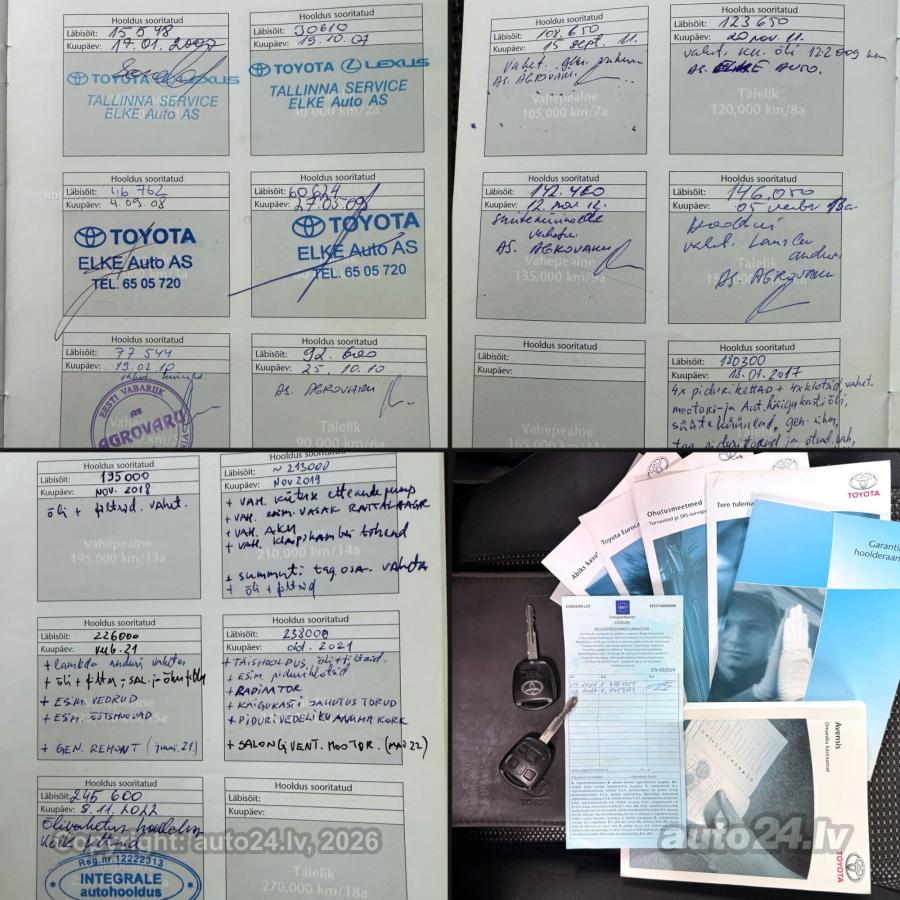 Серый Тойота Авенсис 2006 в Таллин, объемом двигателя 2.00 л и пробегом 299 тыс. км за 3499 €, фото 23 на AUTOMOTO.COM.LV