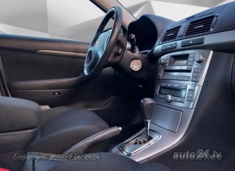 Pelēks Toyota Avensis 2007 Tallina, ar dzinēja tilpumu 2.40 L un nobraukumu 204 tūkst. km par 4590 €, foto 14 vietnē AUTOMOTO.COM.LV