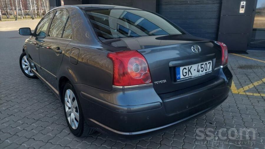 Pelēks Toyota Avensis 2007 Rīga, ar dzinēja tilpumu 2.00 L un nobraukumu 315 tūkst. km par 2550 €, foto 7 vietnē AUTOMOTO.COM.LV