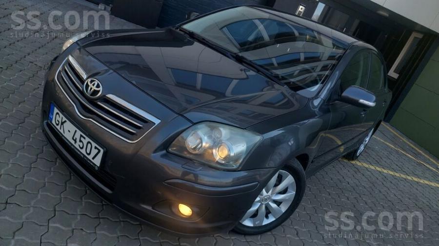 Pelēks Toyota Avensis 2007 Rīga, ar dzinēja tilpumu 2.00 L un nobraukumu 315 tūkst. km par 2550 €, foto 30 vietnē AUTOMOTO.COM.LV