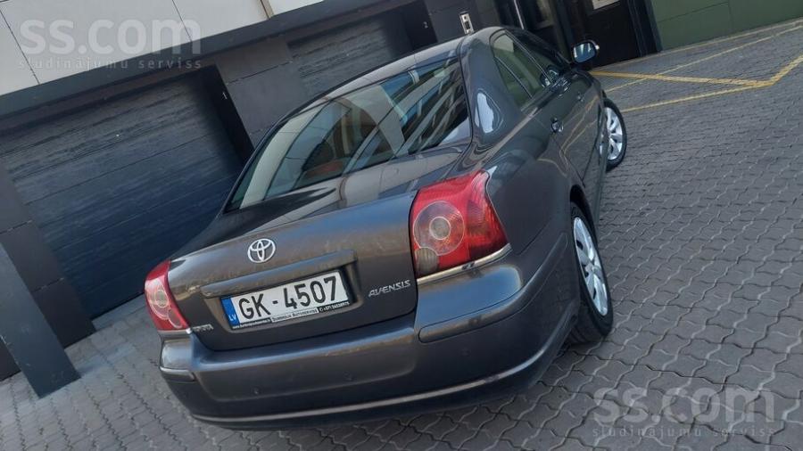 Pelēks Toyota Avensis 2007 Rīga, ar dzinēja tilpumu 2.00 L un nobraukumu 315 tūkst. km par 2550 €, foto 31 vietnē AUTOMOTO.COM.LV