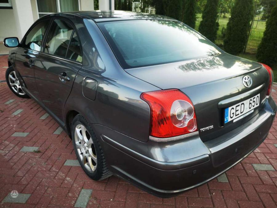 Grey Toyota Avensis 2007 in Vilnius, with an engine capacity of 2.00 L and mileage of 245 thousand km for 2650 €, photo 12 on AUTOMOTO.COM.LV