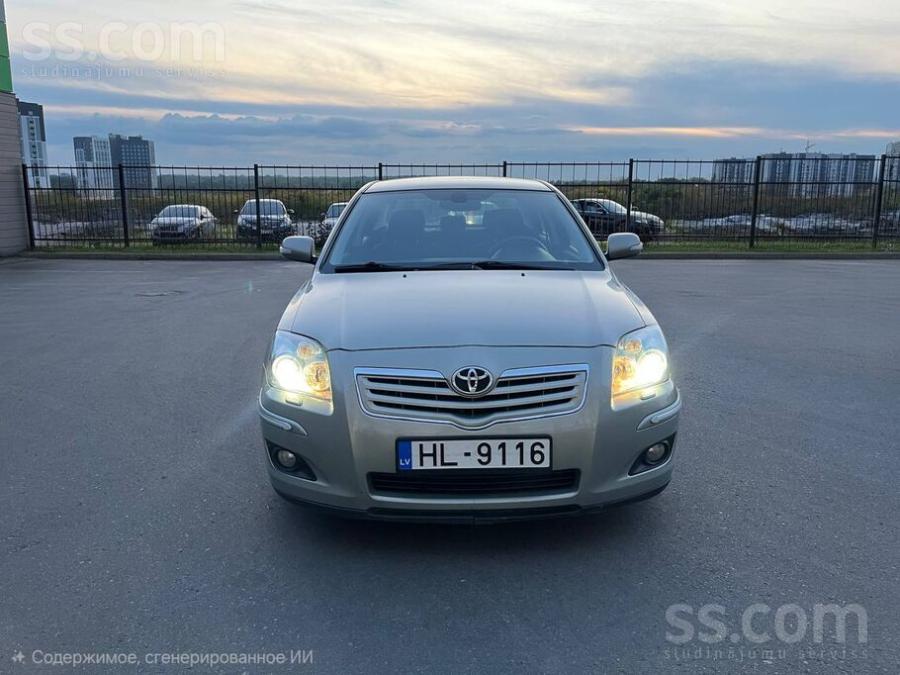 Grey Toyota Avensis 2008 in Riga, with an engine capacity of 2.00 L and mileage of 191 thousand km for 4000 €, photo 1 on AUTOMOTO.COM.LV