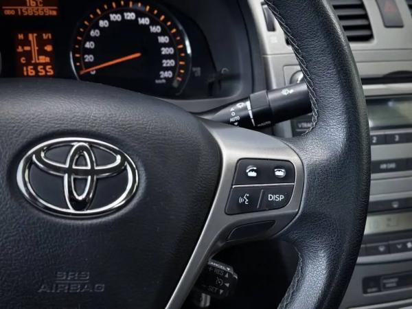 Grey Toyota Avensis 2010 in Riga, with an engine capacity of 1.80 L and mileage of 159 thousand km for 4850 €, photo 10 on AUTOMOTO.COM.LV