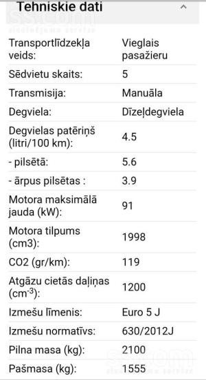 Pelēks Toyota Avensis 2014 Rīga, ar dzinēja tilpumu 2.00 L un nobraukumu 417 tūkst. km par 3300 €, foto 22 vietnē AUTOMOTO.COM.LV