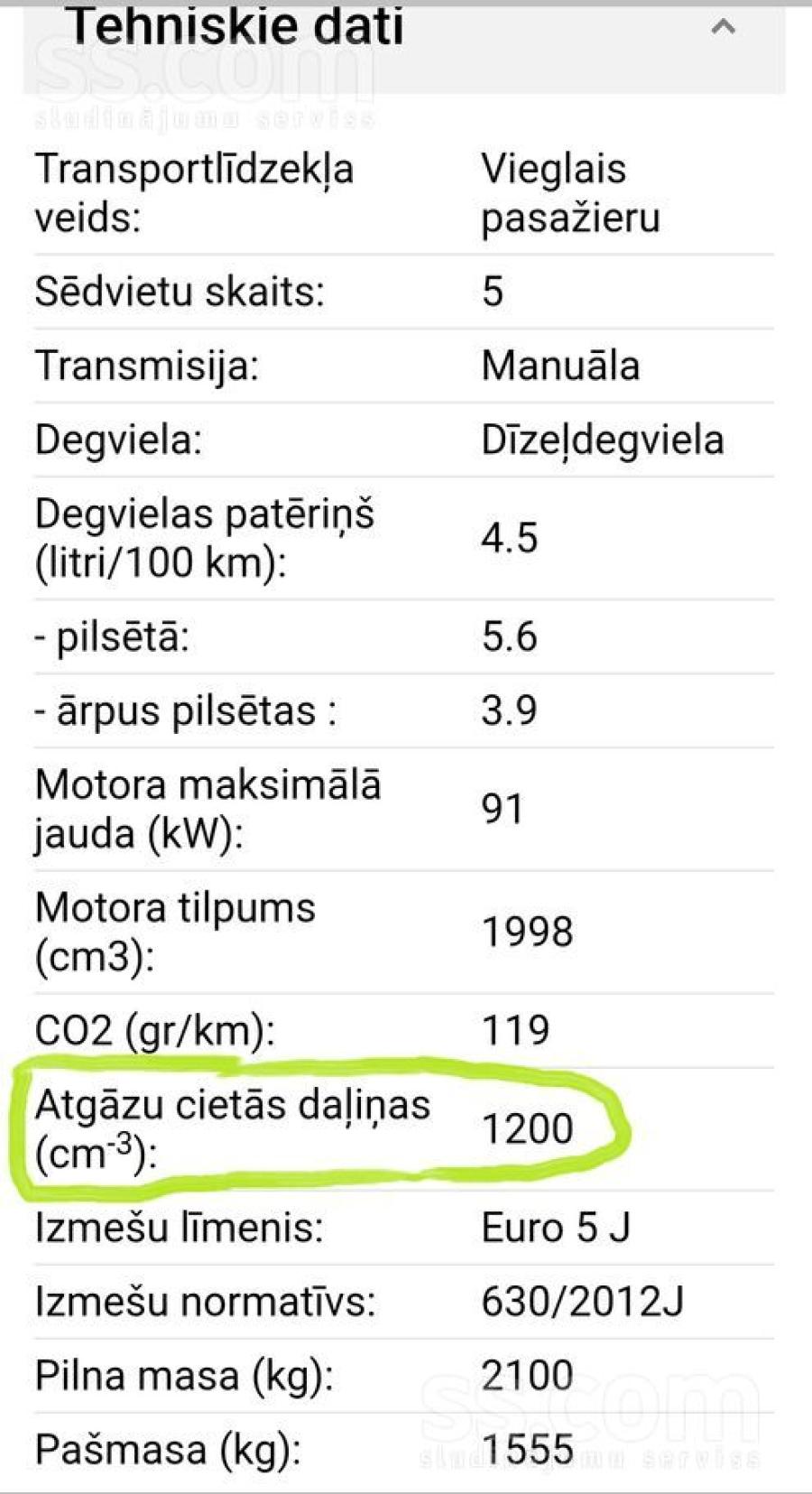 Серый Тойота Авенсис 2014 в Рига, объемом двигателя 2.00 л и пробегом 417 тыс. км за 2700 €, фото 16 на AUTOMOTO.COM.LV