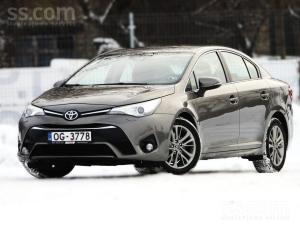 Grey Toyota Avensis 2016 in Riga, with an engine capacity of 2.00 L and mileage of 196 thousand km for 9290 €, photo  on AUTOMOTO.COM.LV