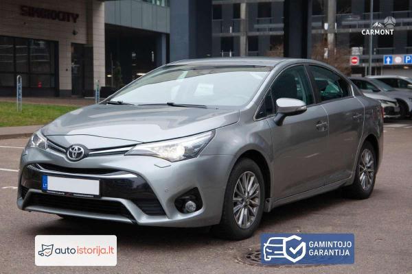 Pelēks Toyota Avensis 2018 Viļņa, ar dzinēja tilpumu 1.80 L un nobraukumu 139 tūkst. km par 13500 €, foto 1 vietnē AUTOMOTO.COM.LV