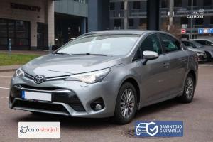 Pelēks Toyota Avensis 2018 Viļņa, ar dzinēja tilpumu 1.80 L un nobraukumu 139 tūkst. km par 13500 €, foto  vietnē AUTOMOTO.COM.LV