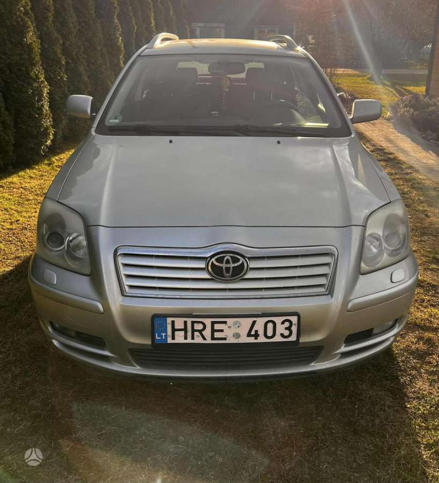 Pelēks Toyota Avensis 2004 Kauņa, ar dzinēja tilpumu 2.00 L un nobraukumu 260 tūkst. km par 1550 €, foto 4 vietnē AUTOMOTO.COM.LV