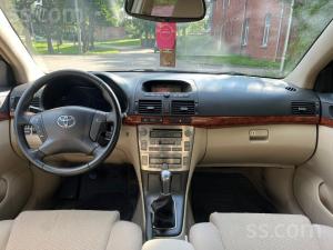 Pelēks Toyota Avensis 2005 Rīga, ar dzinēja tilpumu 2.00 L un nobraukumu 0 tūkst. km par 2199 €, foto 11 vietnē AUTOMOTO.COM.LV