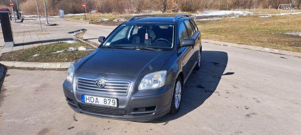 Pelēks Toyota Avensis 2006 Viļņa, ar dzinēja tilpumu 2.20 L un nobraukumu 322 tūkst. km par 1480 €, foto 1 vietnē AUTOMOTO.COM.LV