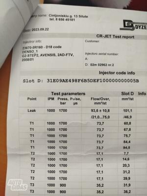 Pelēks Toyota Avensis 2006 Šilalė, ar dzinēja tilpumu 2.20 L un nobraukumu 379 tūkst. km par 3500 €, foto 14 vietnē AUTOMOTO.COM.LV