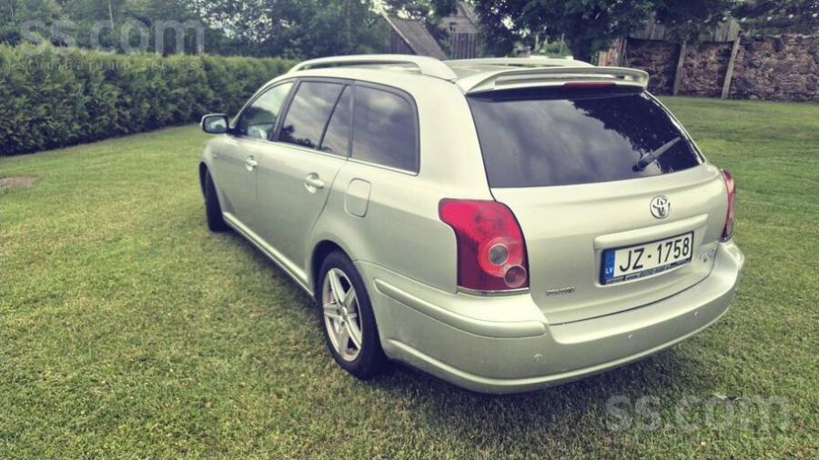 Pelēks Toyota Avensis 2007 Dobele, ar dzinēja tilpumu 2.20 L un nobraukumu 329 tūkst. km par 2600 €, foto 9 vietnē AUTOMOTO.COM.LV