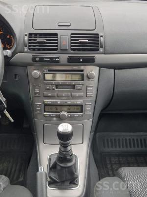 Pelēks Toyota Avensis 2007 Rīga, ar dzinēja tilpumu 2.00 L un nobraukumu 291 tūkst. km par 2590 €, foto 13 vietnē AUTOMOTO.COM.LV