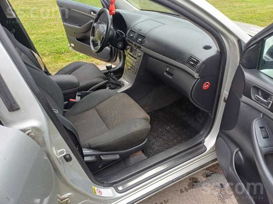 Pelēks Toyota Avensis 2007 Preiļi, ar dzinēja tilpumu 2.00 L un nobraukumu 322 tūkst. km par 1050 €, foto 11 vietnē AUTOMOTO.COM.LV
