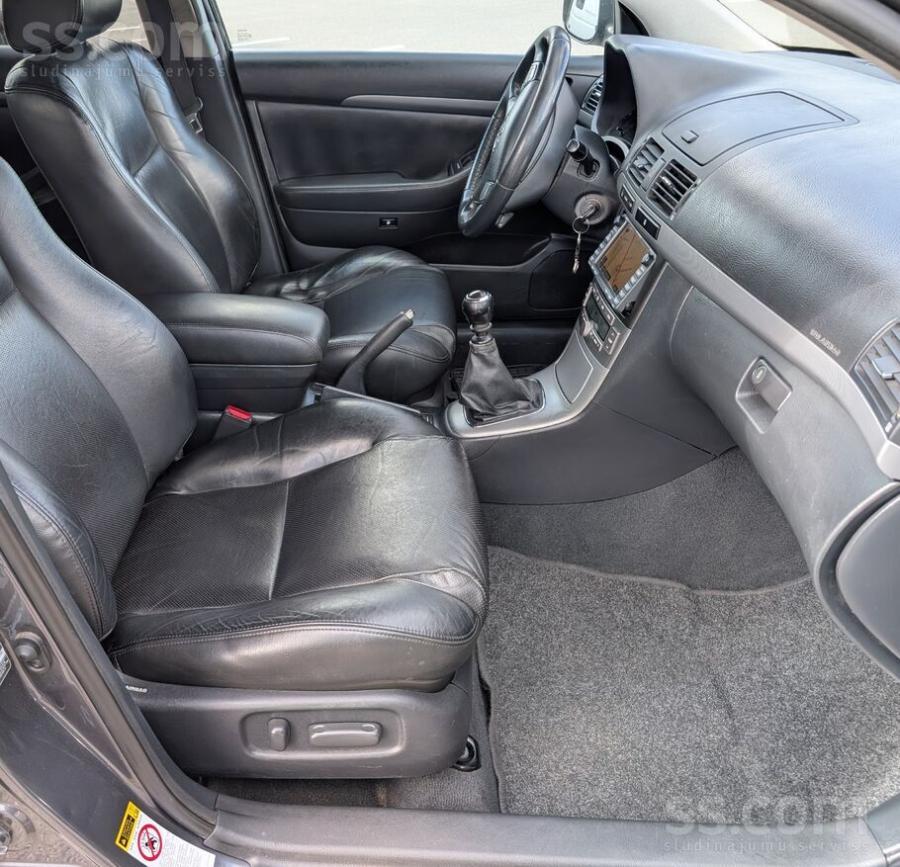 Pelēks Toyota Avensis 2007 Rīga, ar dzinēja tilpumu 2.00 L un nobraukumu 223 tūkst. km par 2900 €, foto 18 vietnē AUTOMOTO.COM.LV