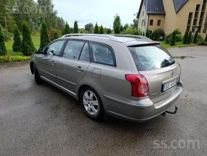 Pelēks Toyota Avensis 2007 Rīga, ar dzinēja tilpumu 1.80 L un nobraukumu 293 tūkst. km par 1890 €, foto 4 vietnē AUTOMOTO.COM.LV
