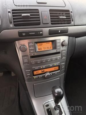 Pelēks Toyota Avensis 2007 Rīga, ar dzinēja tilpumu 2.00 L un nobraukumu 254 tūkst. km par 2100 €, foto 9 vietnē AUTOMOTO.COM.LV