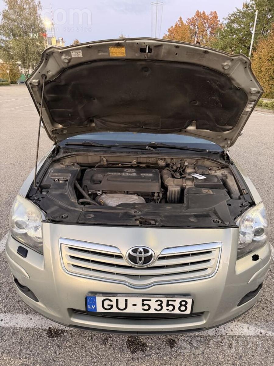 Pelēks Toyota Avensis 2007 Rīga, ar dzinēja tilpumu 2.00 L un nobraukumu 254 tūkst. km par 2100 €, foto 11 vietnē AUTOMOTO.COM.LV