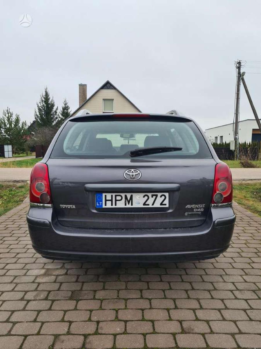 Pelēks Toyota Avensis 2008 Kaišiadorys, ar dzinēja tilpumu 2.00 L un nobraukumu 322 tūkst. km par 2599 €, foto 6 vietnē AUTOMOTO.COM.LV