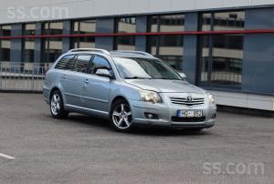 Grey Toyota Avensis 2008 in Riga, with an engine capacity of 2.00 L and mileage of 281 thousand km for 1480 €, photo  on AUTOMOTO.COM.LV