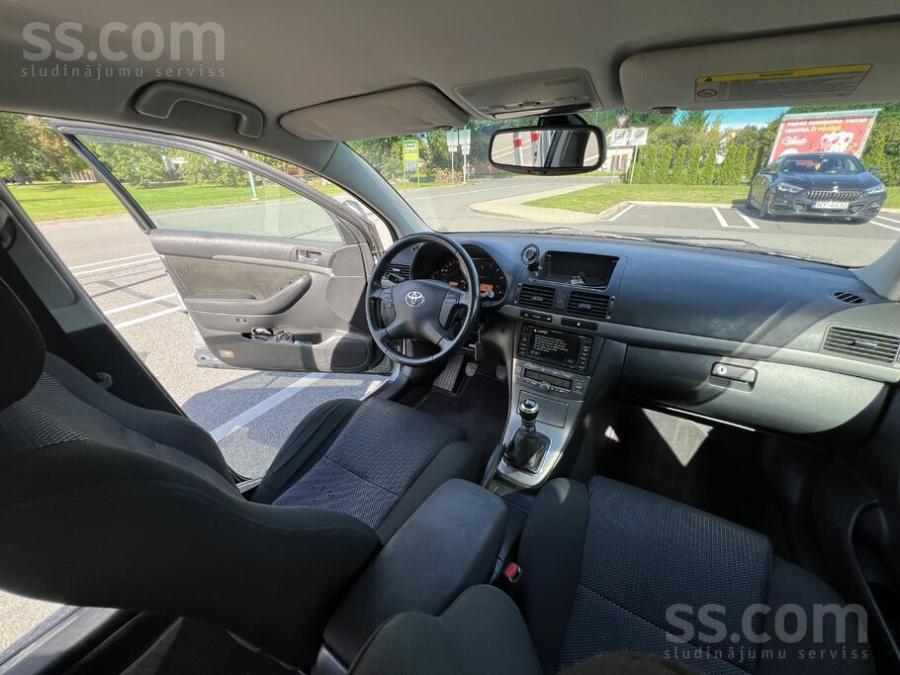 Grey Toyota Avensis 2009 in Jurmala, with an engine capacity of 2.00 L and mileage of 350 thousand km for 2600 €, photo 20 on AUTOMOTO.COM.LV