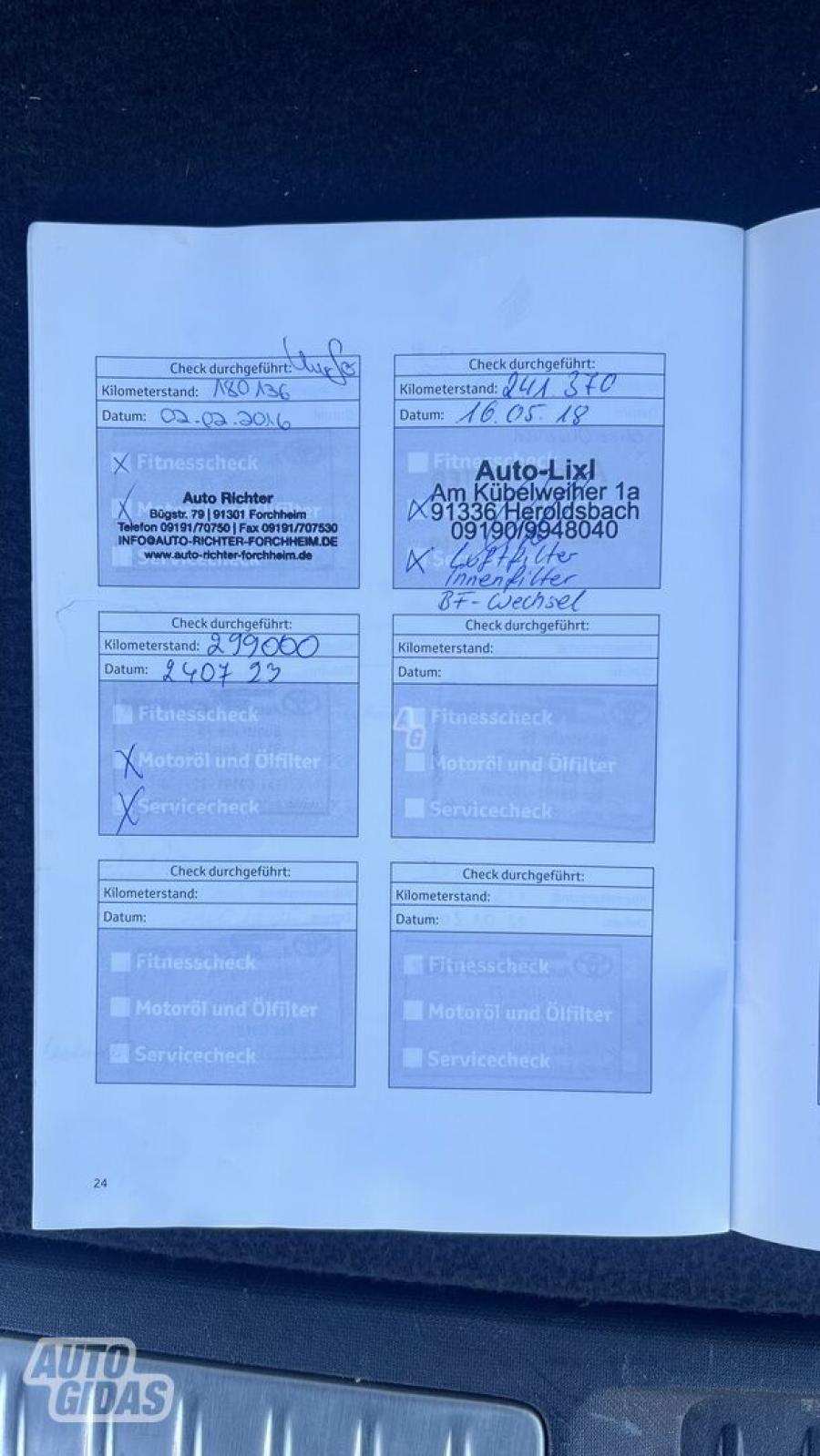 Серый Тойота Авенсис 2010 в Вилкавишкис, объемом двигателя 2.20 л и пробегом 337 тыс. км за 4200 €, фото 14 на AUTOMOTO.COM.LV
