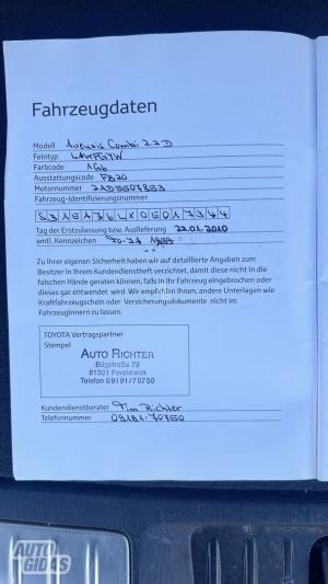 Серый Тойота Авенсис 2010 в Вилкавишкис, объемом двигателя 2.20 л и пробегом 337 тыс. км за 4200 €, фото 15 на AUTOMOTO.COM.LV