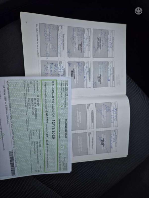 Toyota Avensis 2010 Viļņa vietnē Pelēks Toyota Avensis 2010 Viļņa, ar dzinēja tilpumu 1.60 L un nobraukumu 262 tūkst. km par 3950 €, foto 10 vietnē AUTOMOTO.COM.LV