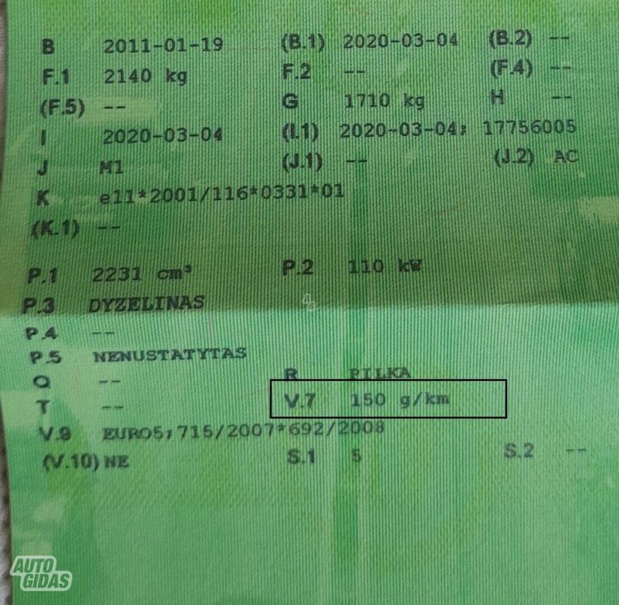 Серый Тойота Авенсис 2011 в Вильнюс, объемом двигателя 2.20 л и пробегом 325 тыс. км за 3149 €, фото 19 на AUTOMOTO.COM.LV