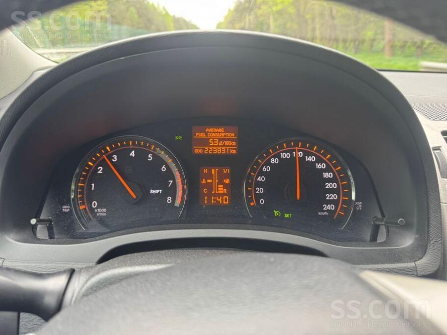 Pelēks Toyota Avensis 2011 Ogre, ar dzinēja tilpumu 1.80 L un nobraukumu 223 tūkst. km par 6950 €, foto 18 vietnē AUTOMOTO.COM.LV