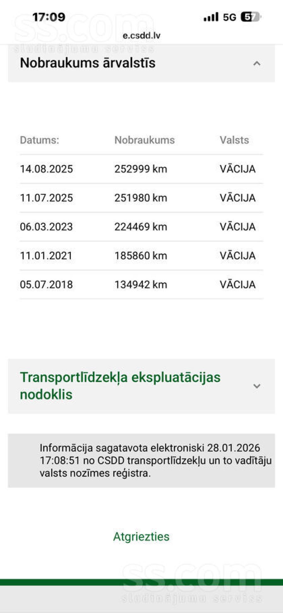 Серый Тойота Авенсис 2012 в Екабпилс, объемом двигателя 2.20 л и пробегом 254 тыс. км за 6990 €, фото 30 на AUTOMOTO.COM.LV