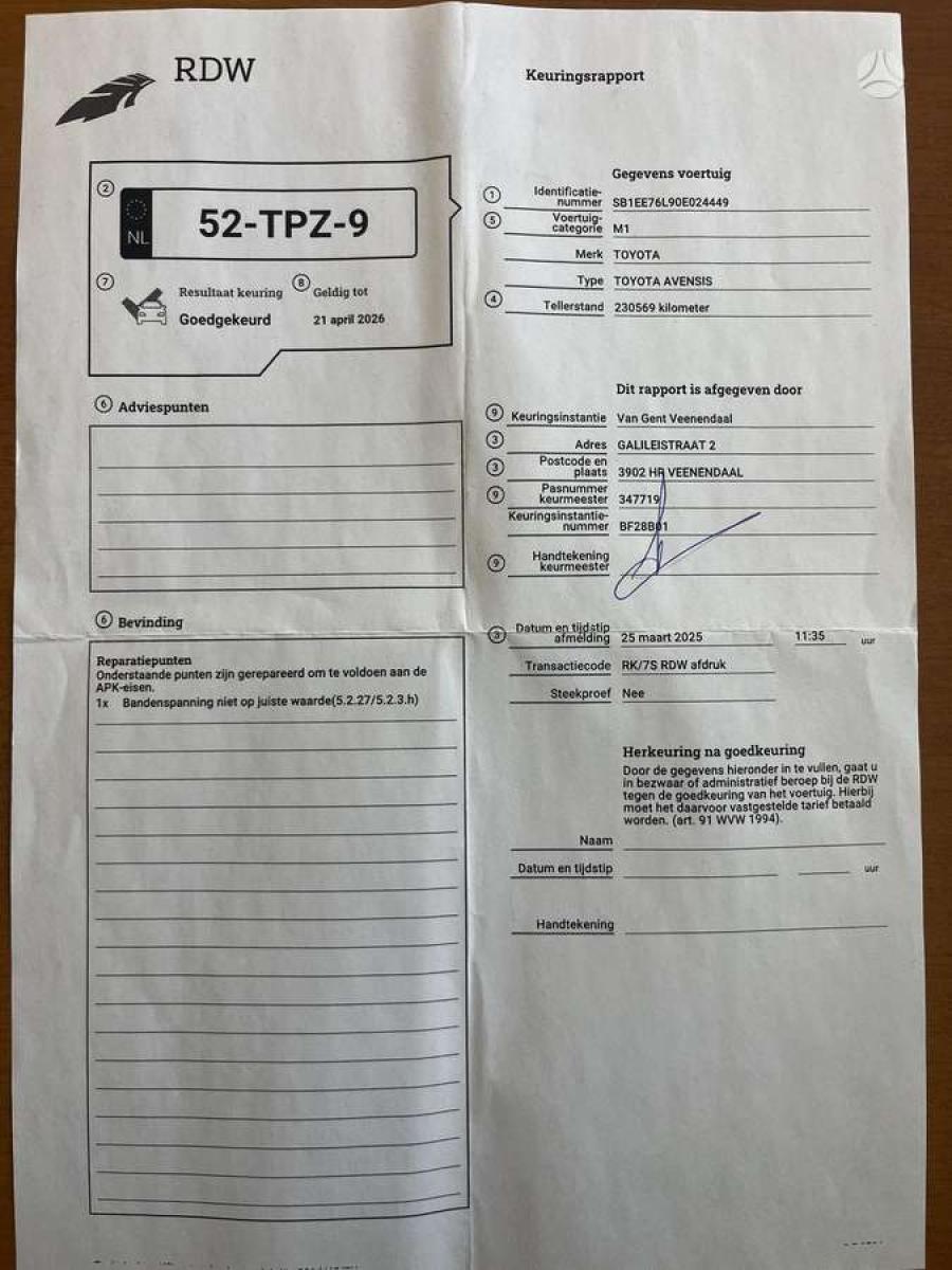 Pelēks Toyota Avensis 2012 Viļņa, ar dzinēja tilpumu 1.60 L un nobraukumu 236 tūkst. km par 7450 €, foto 35 vietnē AUTOMOTO.COM.LV