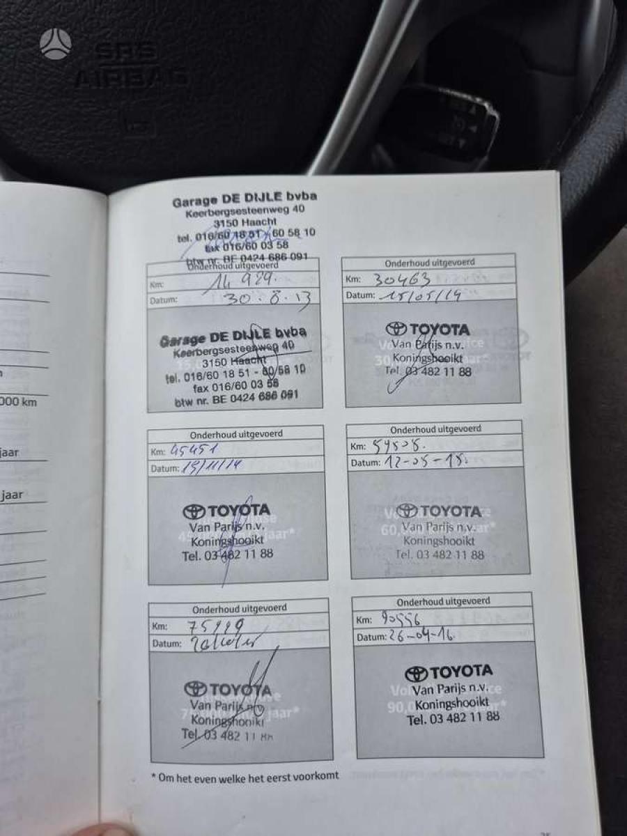 Серый Тойота Авенсис 2013 в Шяуляй, объемом двигателя 2.00 л и пробегом 287 тыс. км за 5350 €, фото 28 на AUTOMOTO.COM.LV