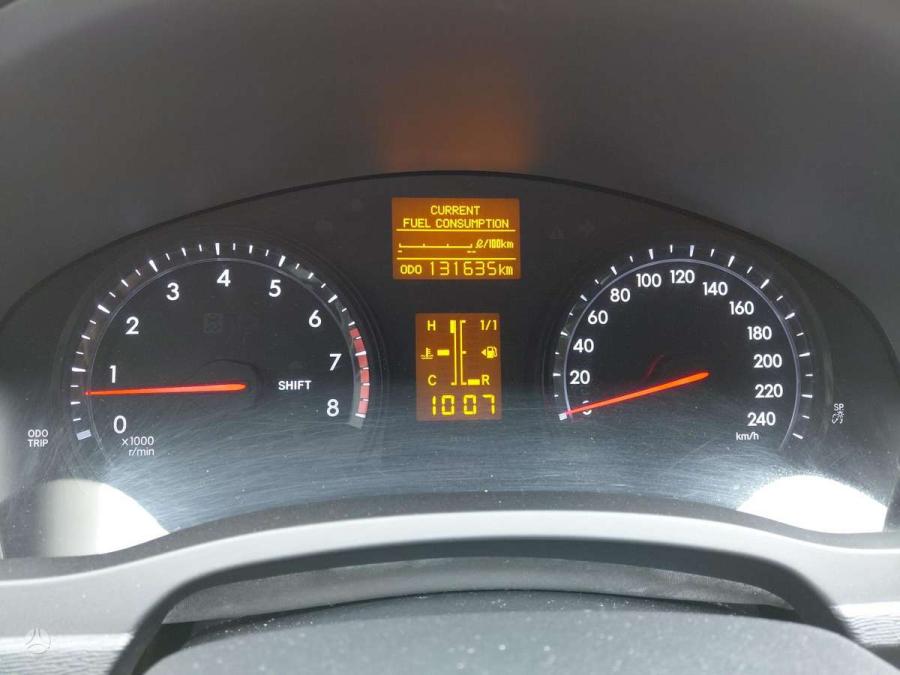 Серый Тойота Авенсис 2013 в Вильнюс, объемом двигателя 1.80 л и пробегом 132 тыс. км за 7800 €, фото 23 на AUTOMOTO.COM.LV