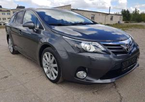 Grey Toyota Avensis 2013 in Siauliai, with an engine capacity of 2.23 L and mileage of 242 thousand km for 5350 €, photo  on AUTOMOTO.COM.LV