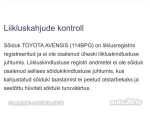 Pelēks Toyota Avensis 2015 Tallina, ar dzinēja tilpumu 1.80 L un nobraukumu 308 tūkst. km par 8999 €, foto 27 vietnē AUTOMOTO.COM.LV