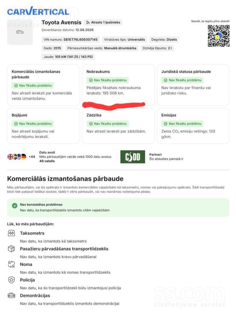 Pelēks Toyota Avensis 2016 Rīga, ar dzinēja tilpumu 2.00 L un nobraukumu 212 tūkst. km par 8450 €, foto 17 vietnē AUTOMOTO.COM.LV