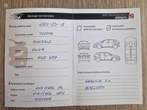Серый Тойота Авенсис 2019 в Алитус, объемом двигателя 1.80 л и пробегом 132 тыс. км за 8900 €, фото 22 на AUTOMOTO.COM.LV