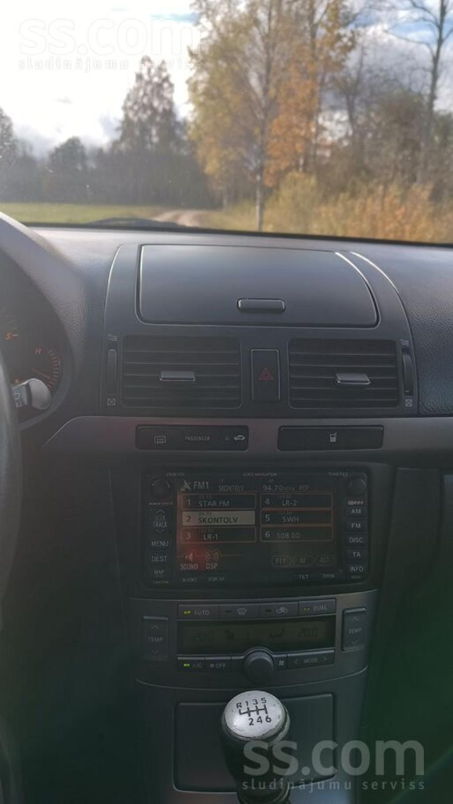Toyota Avensis 2008 in Aizkraukle, with an engine capacity of 2.00 L and mileage of 371 thousand km for 2900 €, photo 24 on AUTOMOTO.COM.LV