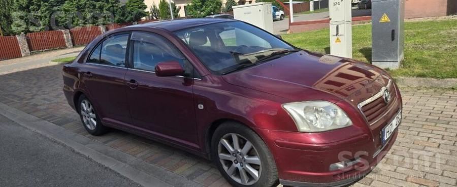 Sarkans Toyota Avensis 2005 Rīga, ar dzinēja tilpumu 2.00 L un nobraukumu 230 tūkst. km par 1700 €, foto 5 vietnē AUTOMOTO.COM.LV