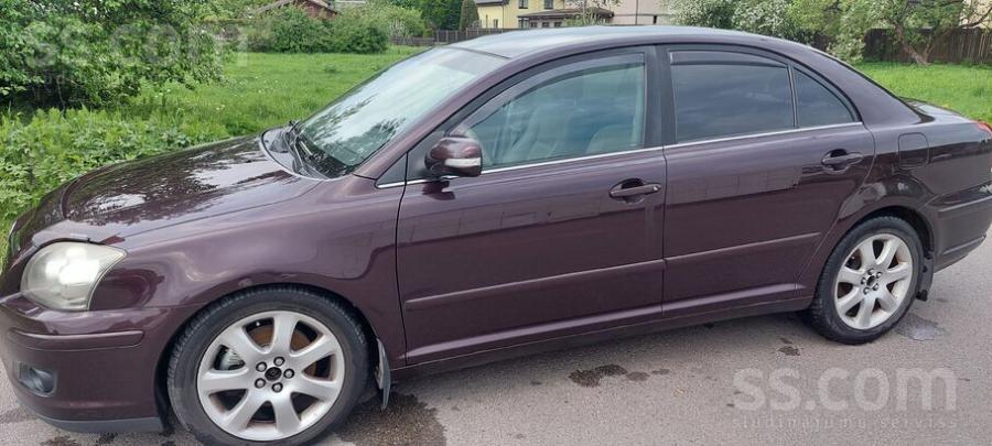 Sarkans Toyota Avensis 2008 Rīga, ar dzinēja tilpumu 2.00 L un nobraukumu 0 tūkst. km par 2000 €, foto 4 vietnē AUTOMOTO.COM.LV