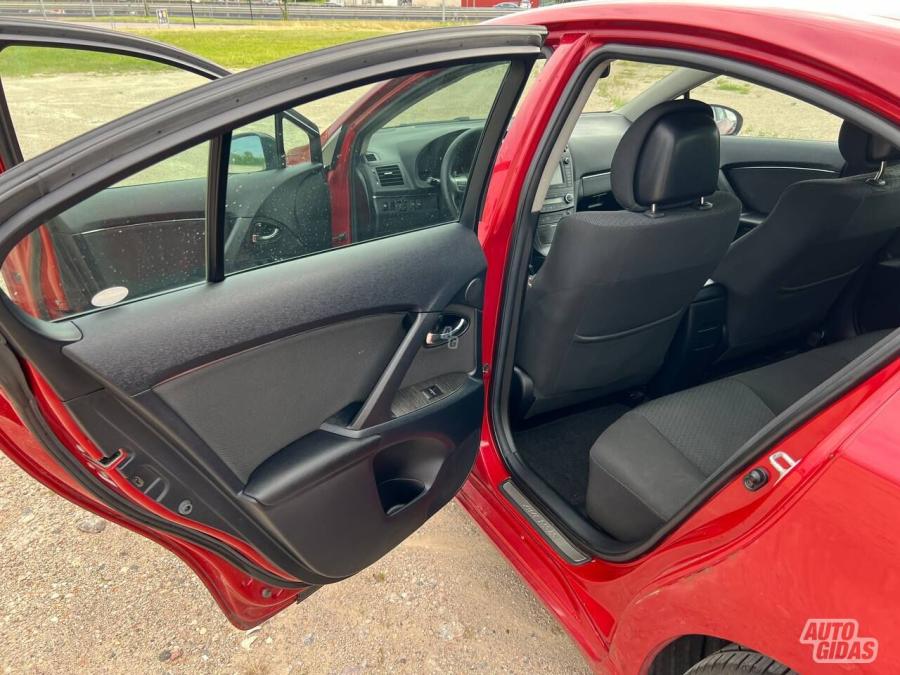 Red Toyota Avensis 2009 in Vilnius, with an engine capacity of 2.20 L and mileage of 160 thousand km for 4700 €, photo 22 on AUTOMOTO.COM.LV