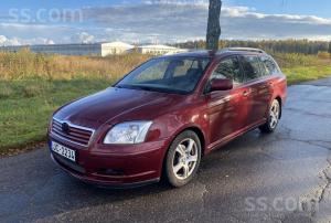 Red Toyota Avensis 2005 in Riga, with an engine capacity of 1.80 L and mileage of 359 thousand km for 1650 €, photo  on AUTOMOTO.COM.LV