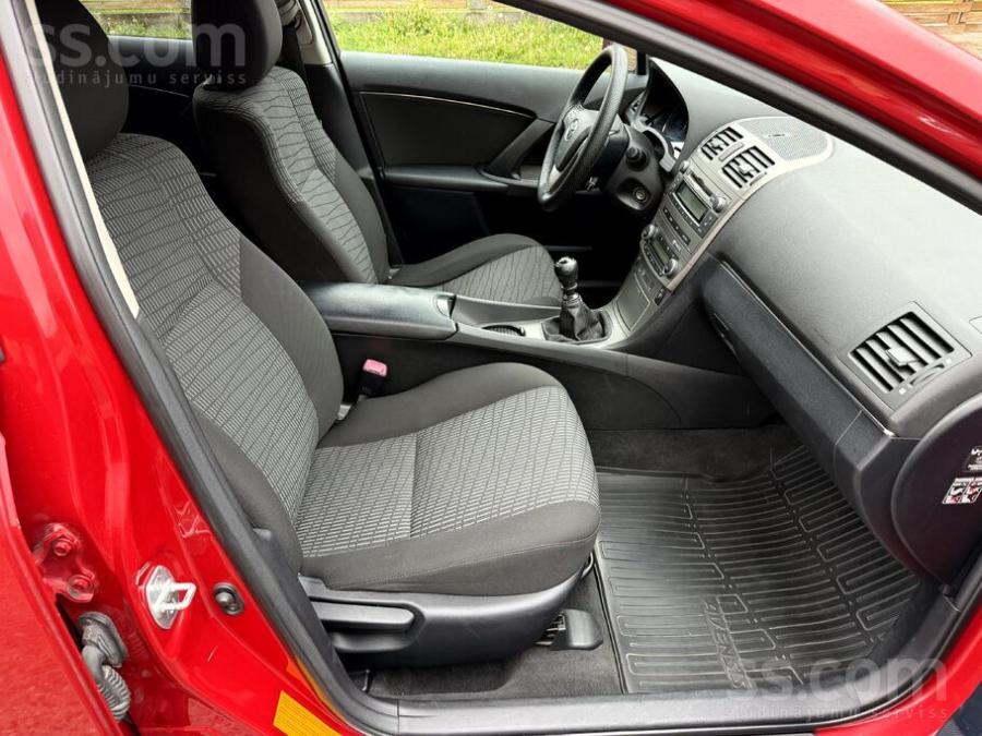 Sarkans Toyota Avensis 2011 Saldus, ar dzinēja tilpumu 2.00 L un nobraukumu 363 tūkst. km par 3950 €, foto 18 vietnē AUTOMOTO.COM.LV