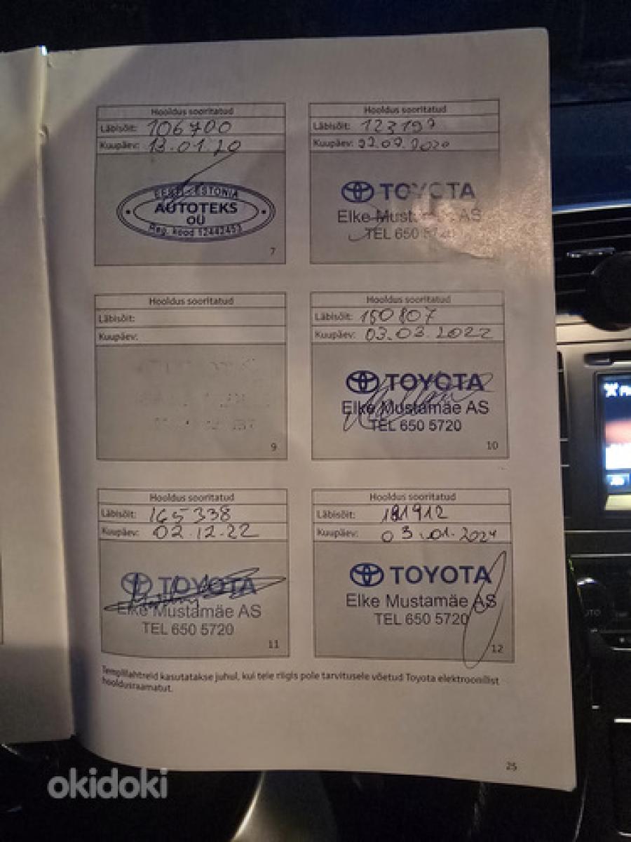 Красный Тойота Авенсис 2015 в Таллин, объемом двигателя 1.80 л и пробегом 217 тыс. км за 8000 €, фото 14 на AUTOMOTO.COM.LV