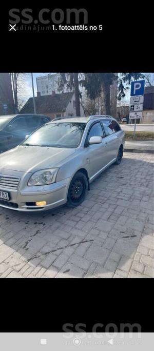 Toyota Avensis 2004 in Jelgava, with an engine capacity of 2.00 L and mileage of 308 thousand km for 650 €, photo  on AUTOMOTO.COM.LV