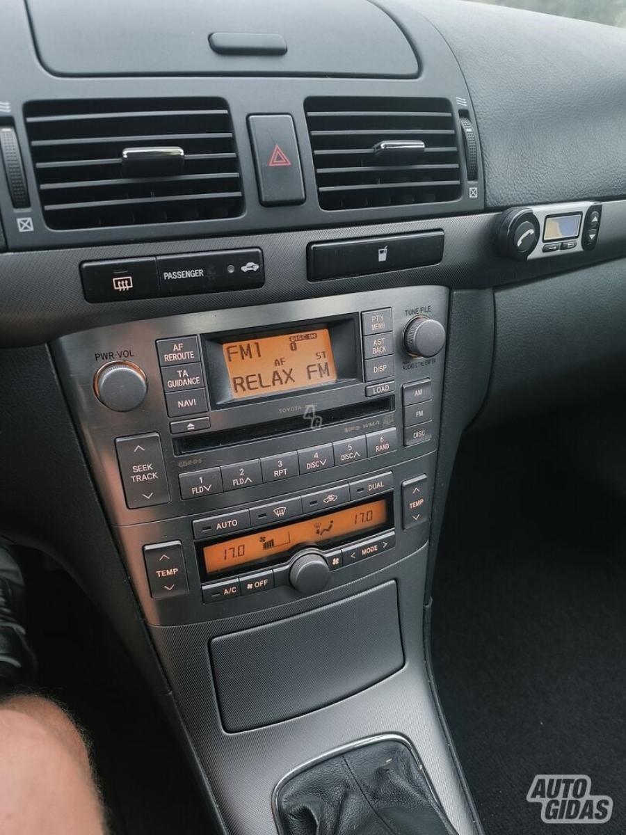 Toyota Avensis 2007 Šauļi, ar dzinēja tilpumu 2.00 L un nobraukumu 320 tūkst. km par 1650 €, foto 12 vietnē AUTOMOTO.COM.LV